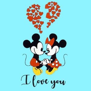 Handmade | Accents | I Love You Mouse Couple Decal | Poshmark